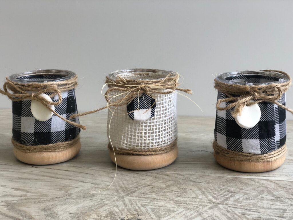 OUI jars - Thrifty way to decorate any space! DIY · Just That Perfect Piece