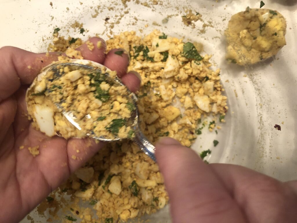 Delicious Stuffed Easter Eggs · Just That Perfect Piece
