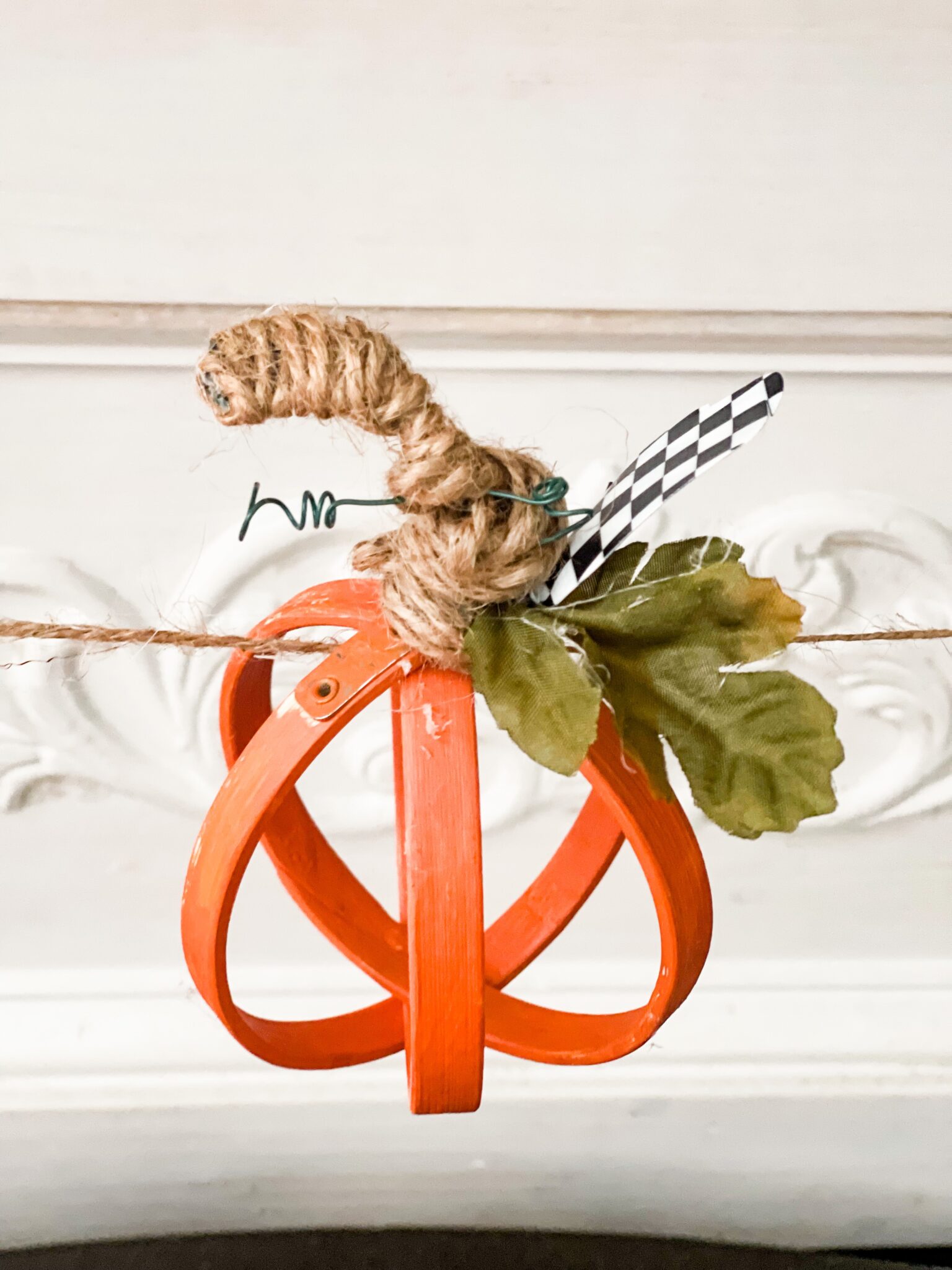 Fall Lighted Pumpkin Garland · Just That Perfect Piece