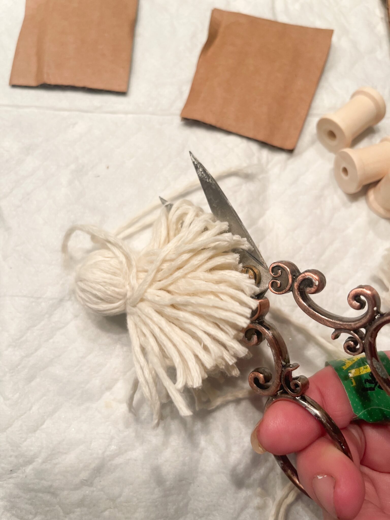 Yarn Tiered Tassel Tree · Just That Perfect Piece