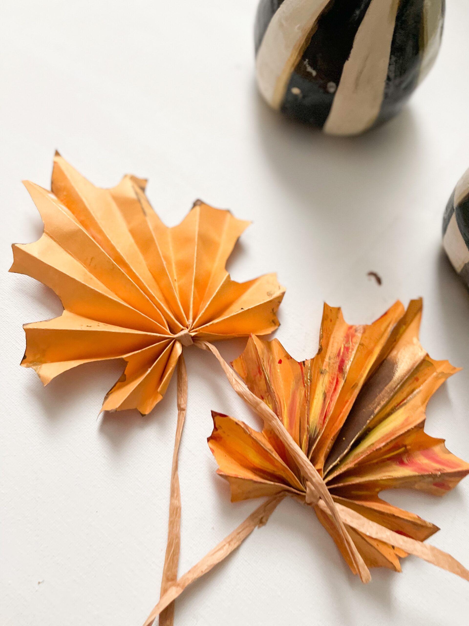 How to Make Fall Paper Maple Leaf · Just That Perfect Piece