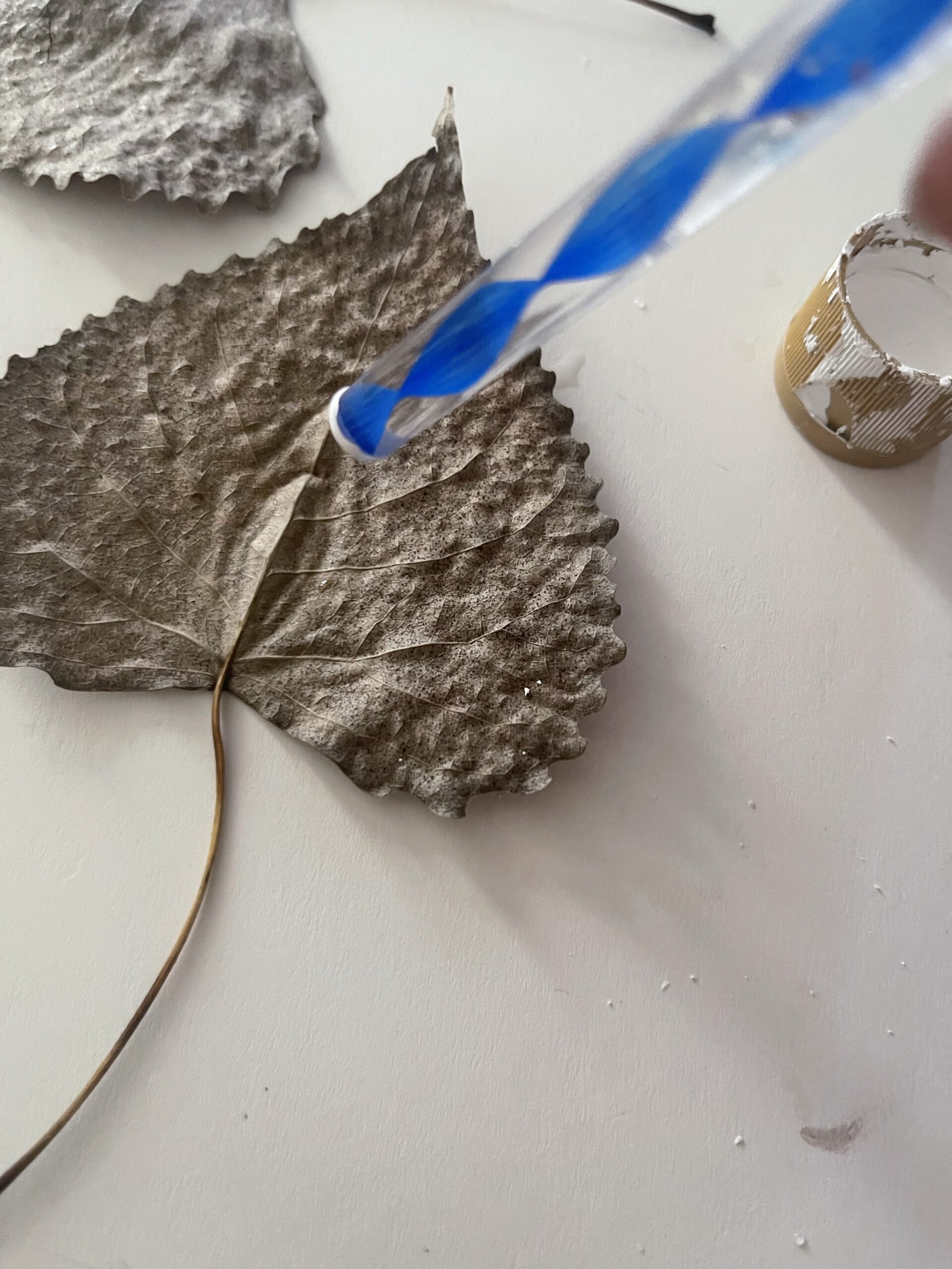 How to Paint on Fall Leaves · Just That Perfect Piece