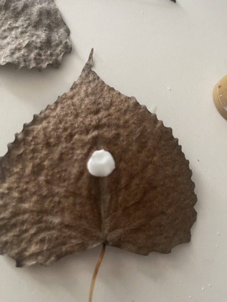 How to Paint on Fall Leaves · Just That Perfect Piece
