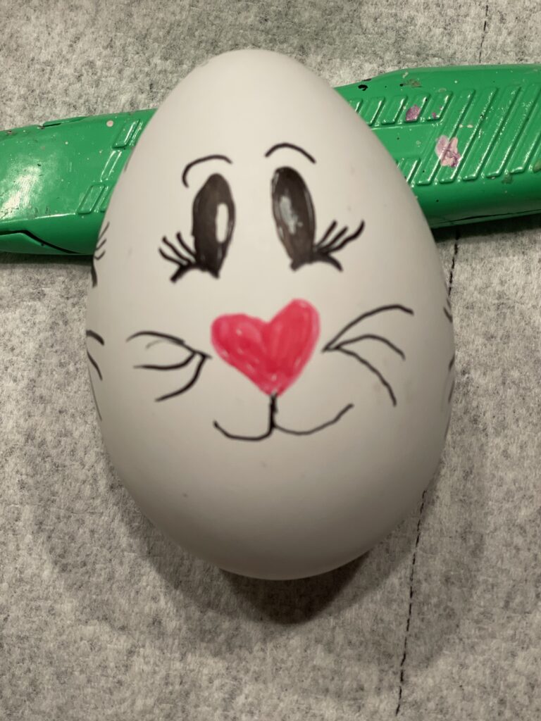 Egg Easter Bunny DIY · Just That Perfect Piece