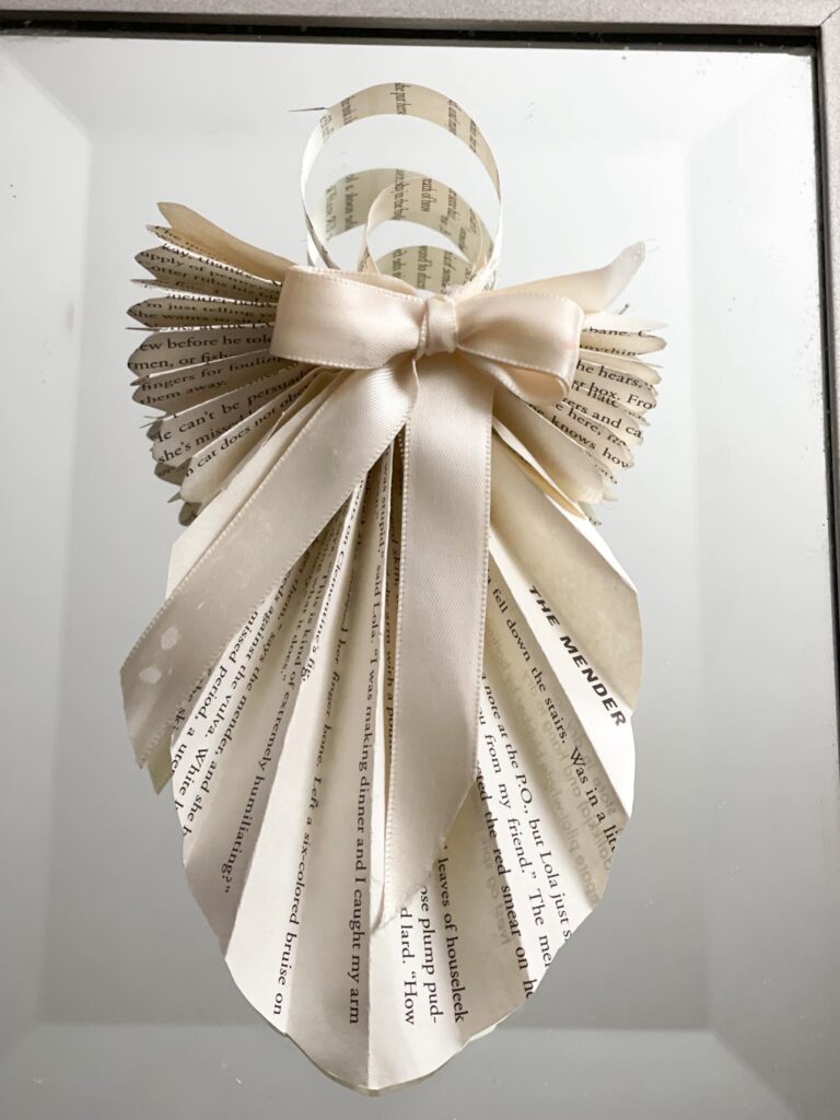 Book Page Angel Ornament · Just That Perfect Piece